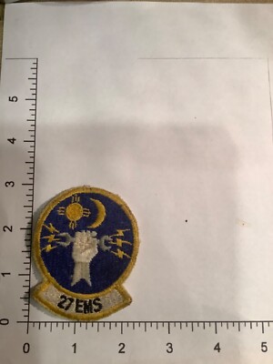 USAF 27 EMS SQUADRON PATCH CC | eBay