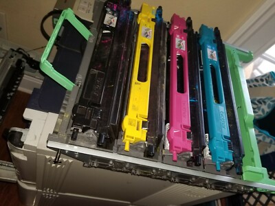 Brother HL-4040CN Printer toner tray and new toners, Assembly parts | eBay