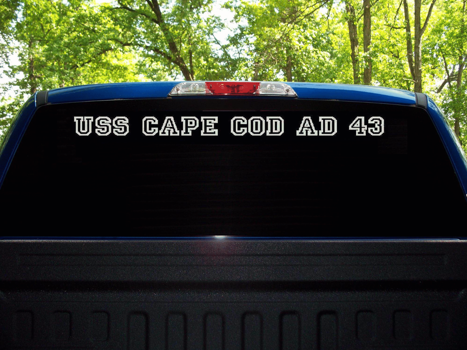 USS CAPE COD AD 43 Decal US NAVY Military USN S01 MADE IN U.S.A. | eBay