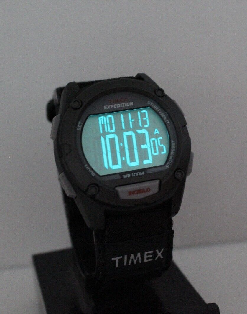 Timex Expedition Watch - T49949 - Black Nylon Strap | eBay
