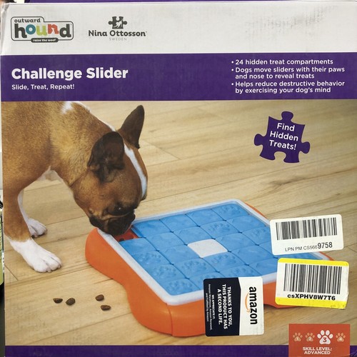 Outward Hound Dog Challenge Slider Interactive Treat Puzzle - Pre-owned ...