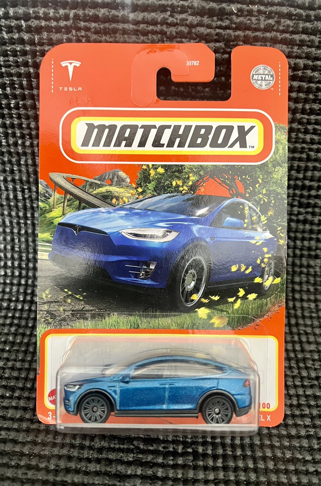 53/100 MATCHBOX EV TESLA MODEL X METALLIC BLUE 1:64 HFN93-4B10 | eBay