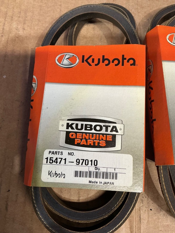 Genuine OEM Kubota Belt(Set of 2) 15471-97010 KM55 REMF6410 | eBay
