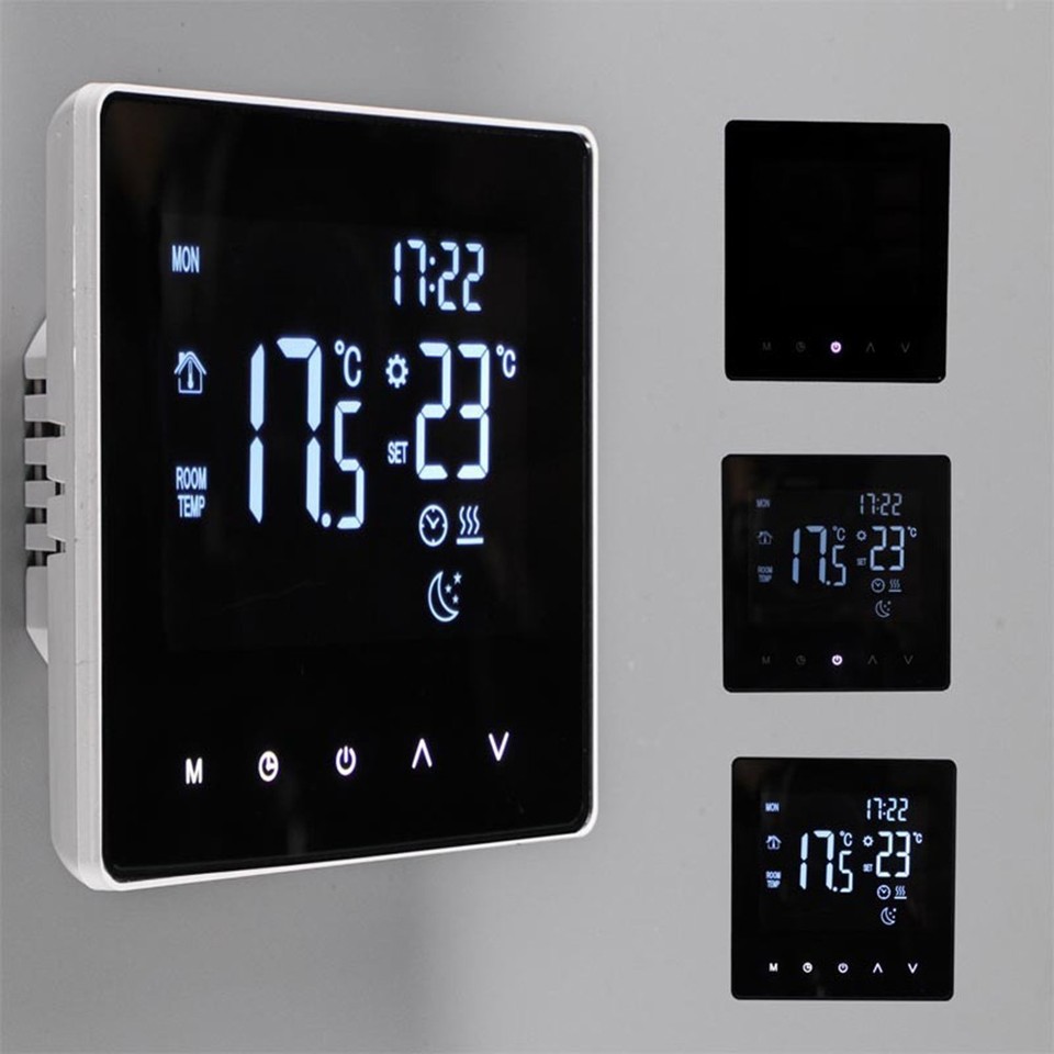 Touch Screen Thermostat with Wifi Control and Weekly Programmable ...