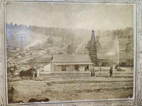 Vintage Fairview, Butler County PA Oil Rig/Derrick - J. R. Riddle ...