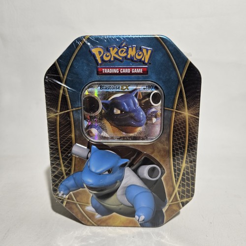 2014 Pokemon Blastoise EX Tin XY Power Trio Brand NEW Factory Sealed ...