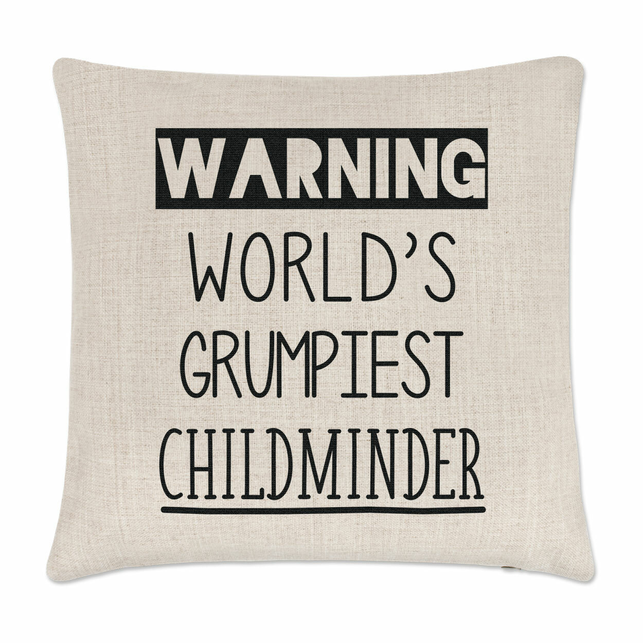 Warnung World's Grumpiest Kind Minder Kissenbezug Best Au Paar Pfleger ...