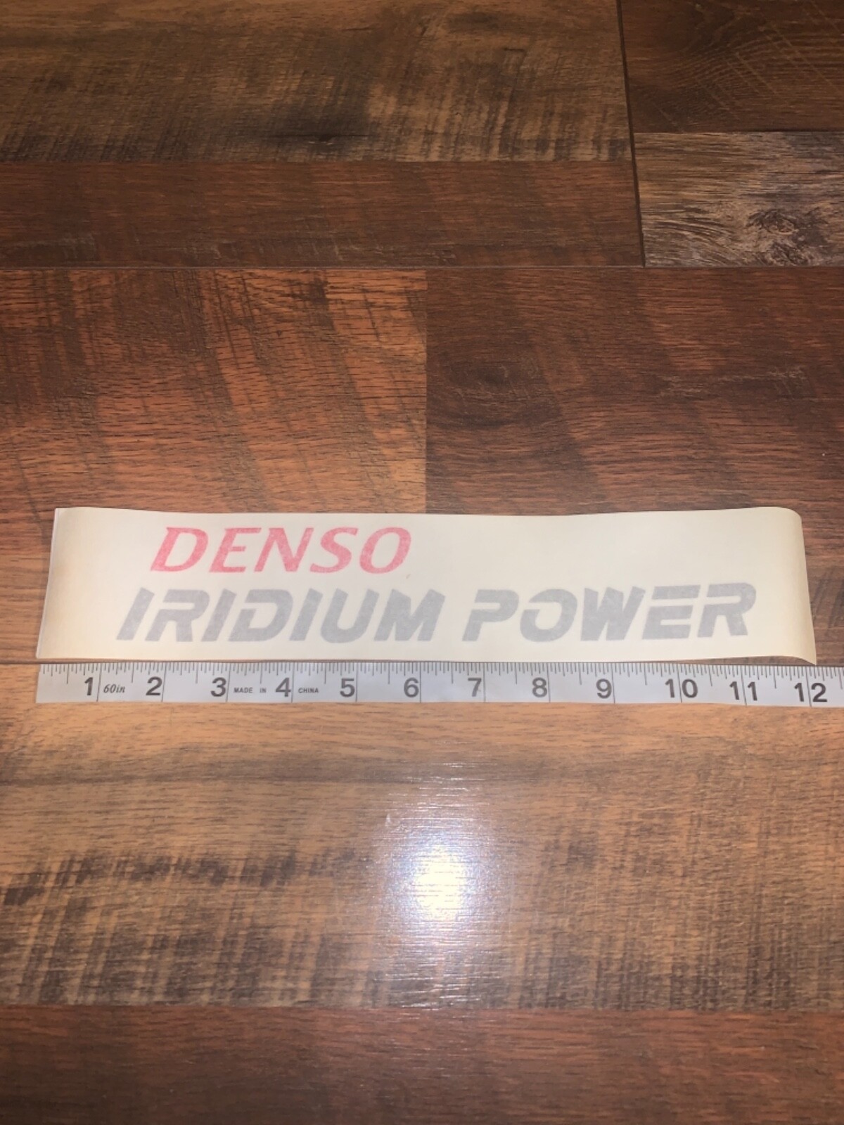 Denso Iridium Power Spark Plugs Racing Sticker Decal VTG 12x2.5 | eBay