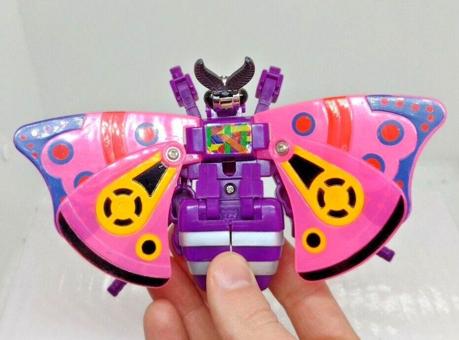 Vintage 80s LH V World Invading Insects Purple Rainbow Moth Figure FREE ...