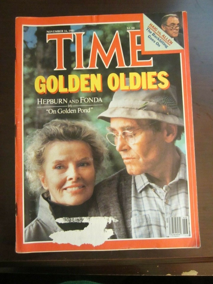 Time Magazine November 1981 Henry Fonda Kate Hepburn On Golden Pond (J ...