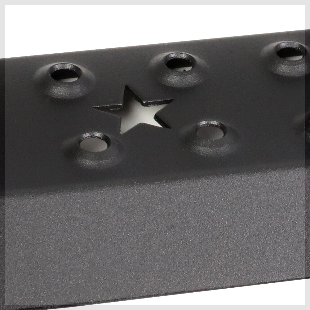 Black Nerf Bar 3"Star Drop Step Running Board for 07-19 Silverado ...