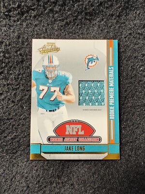 2008 Playoff Absolute Memorabilia #27 Jake Long Rookie Jersey ...