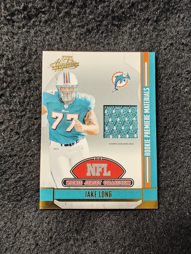 2008 Playoff Absolute Memorabilia #27 Jake Long Rookie Jersey ...