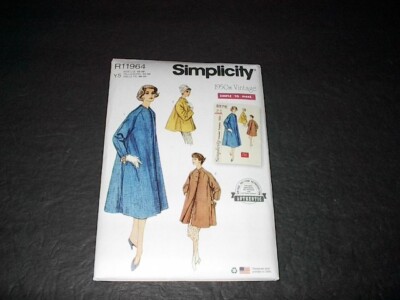 Simplicity Pattern 9847 Misses' Authentic 1950s Coat in Three Lengths ...