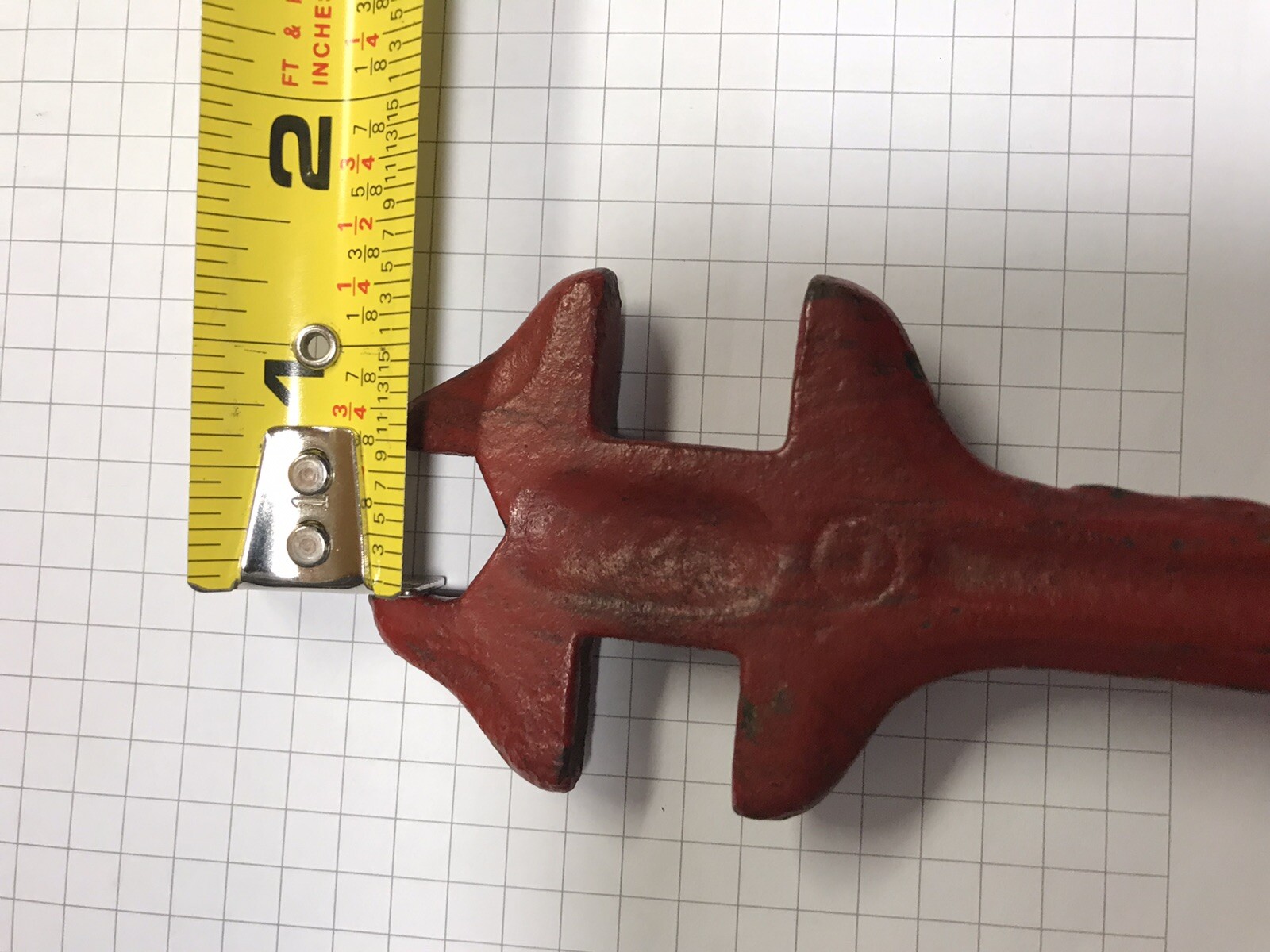 Vintage Farmers Tool Square Wrench Axle Nut Wrench Implement ...