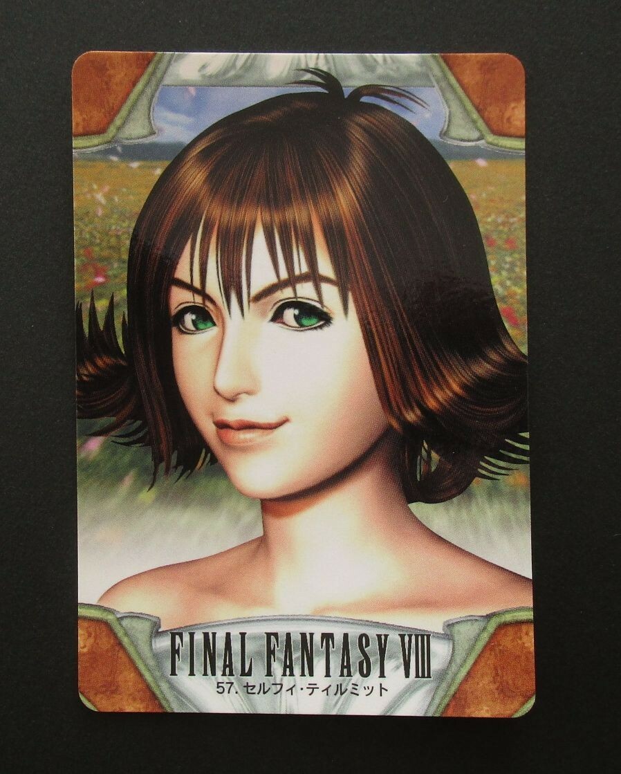 Final Fantasy VIII Selphie Tilmitt No.57 Carddass 1999 Bandai Japanese ...