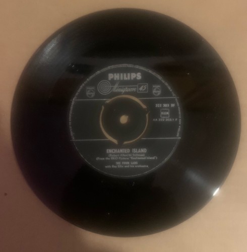 The Four Lads 45rpm Enchanted Island Philips 322303BF (Dutch Pressing ...