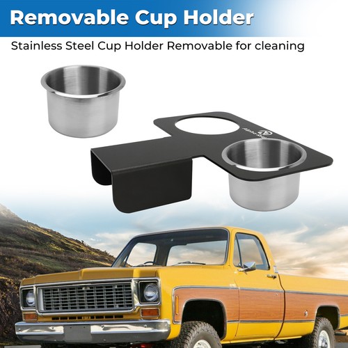 For 1973-1987 Chevy GMC C10 C20 C30 K10 K20 K30 Pickup Truck Dual Cup ...