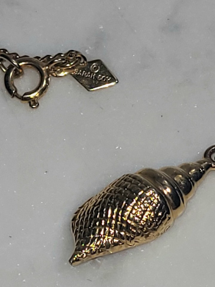 Ocean Nautical Themed Jewelry Lot. Necklace 2 X Earrings Bracelet Gold ...