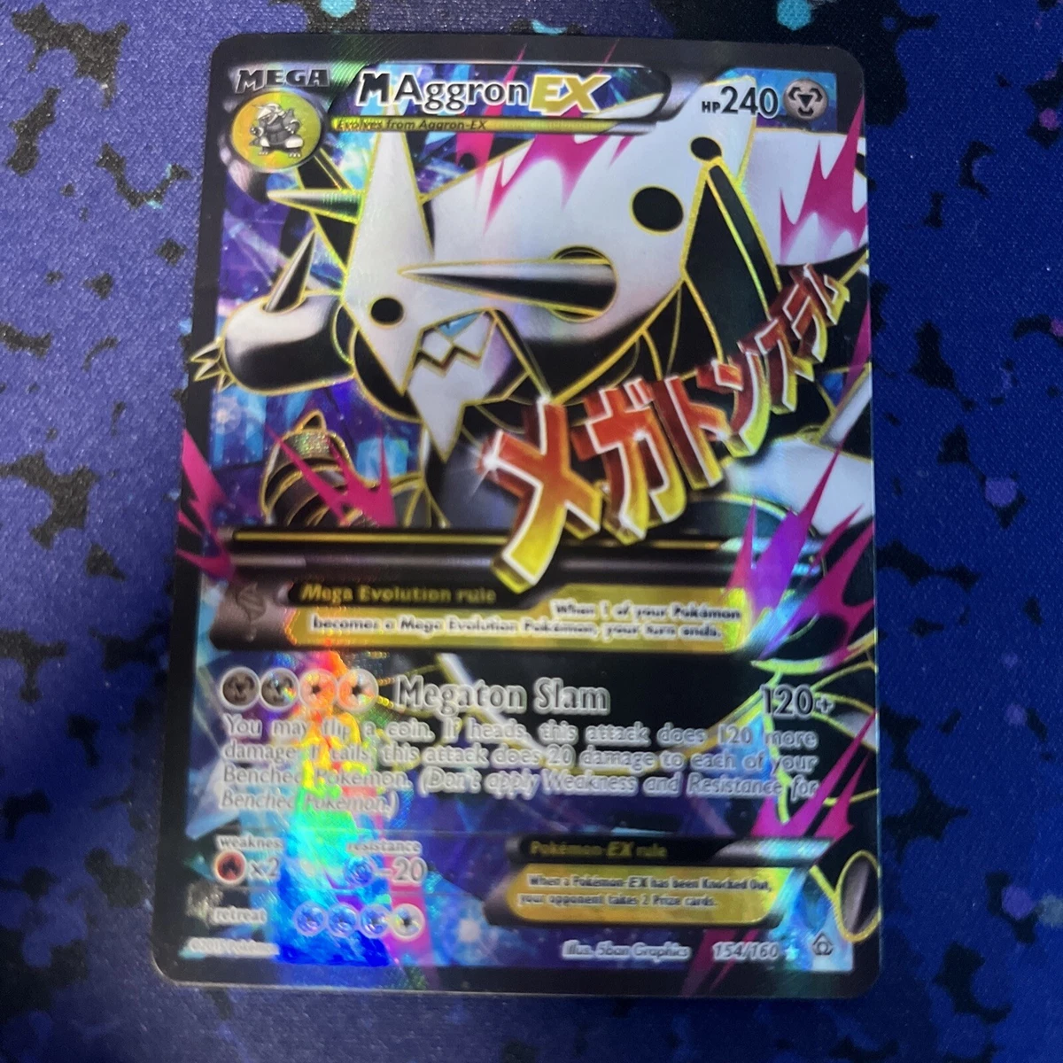 Mega Aggron Pokemon Card