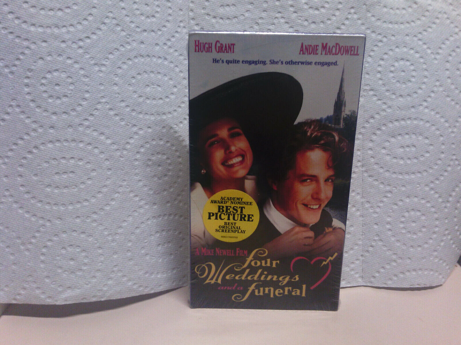 Four Weddings and a Funeral Hugh Grant Andie MacDowell VHS Tape Region ...