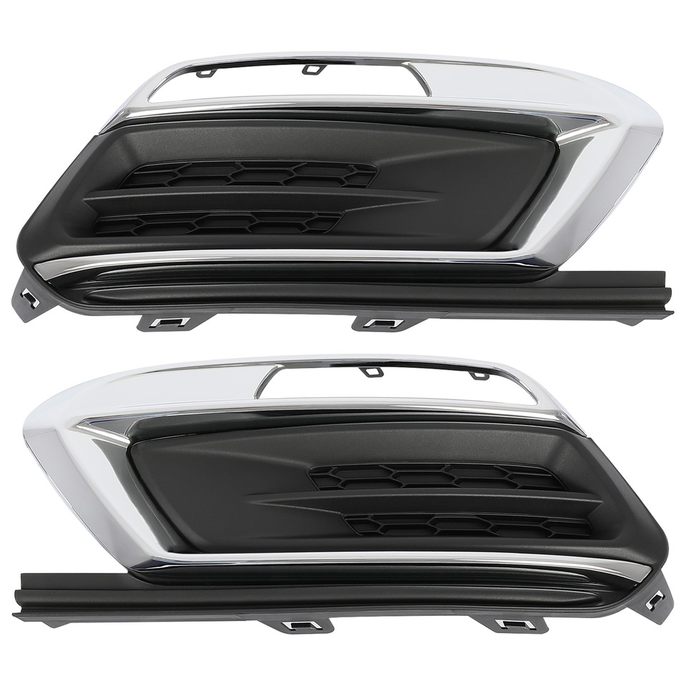 HECASA For Chevrolet Chevy Cruze 2015 2016 Fog Light Cover/Bezel Pair ...