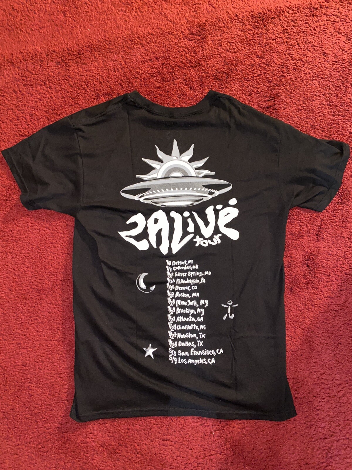 Yeat 2 Alivë Tour T-shirt merch (medium) | eBay