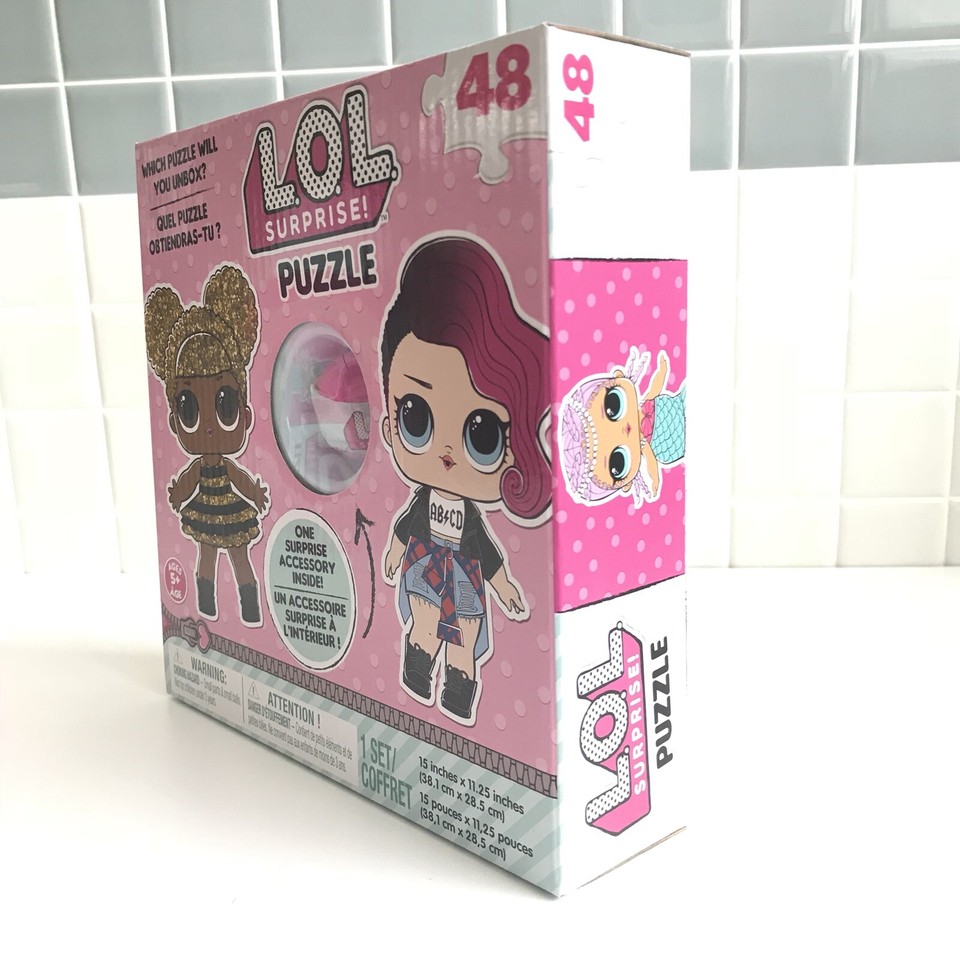 New LOL Surprise Puzzle w/ Mini Accessory Ball 48pc Jigsaw - L.O.L. | eBay