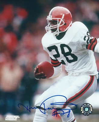 Signed 8x10 HERMAN FONTENOT CLEVELAND BROWNS Autographed photo - w/COA ...