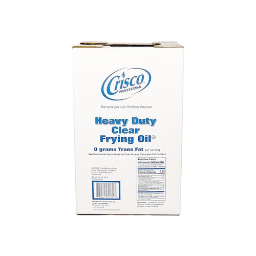 Crisco Professional Trans Fat Free Heavy Duty Fry Shortening, 35 Pounds ...