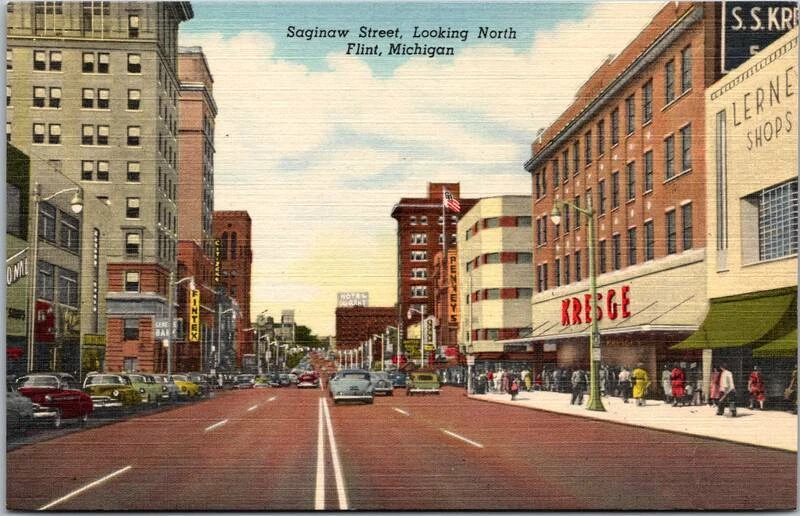 Flint Mi 1950s
