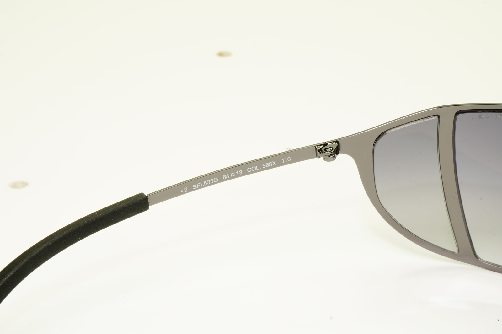 Police Side Window Sunglasses Grey Gradient Designer Mens SPL 533G COL ...