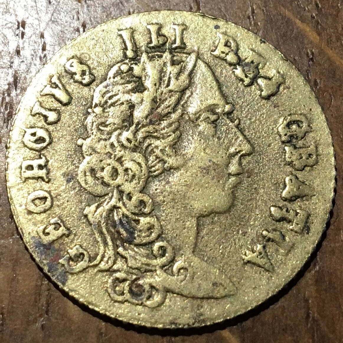 JETON TOKEN, IN MEMORY OF THE GOOD OLD DAYS 1797 GEORGES III (530 ...