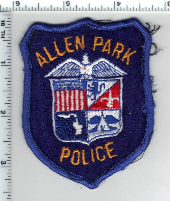 Allen Park Police (Michigan) Uniform Take-Off Shoulder Patch from early ...