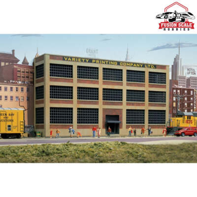 Walthers Cornerstone HO Scale Variety Printing Background Building Kit ...