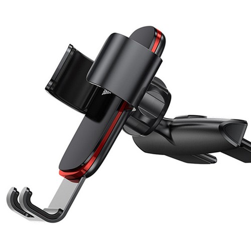 Black Aluminum Alloy/ABS Car Dash CD Slot Cell Phone GPS Mount Holder ...