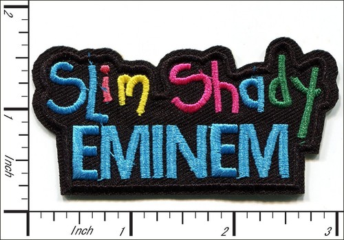 Eminem~Slim Shady~Hip Hop~Rap~Embroidered Patch~3" x 1.5"~Iron Sew On | eBay