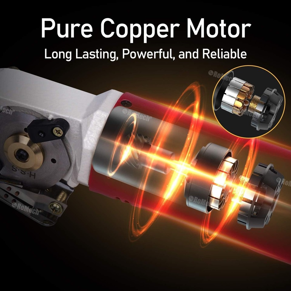 High Speed Electric Rotary Cutter for Fabric, Electric Rotary Scissor ...