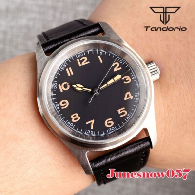 20ATM Tandorio 36mm Polit Watch Arabic Numerals Dial Men AutoNH35 ...