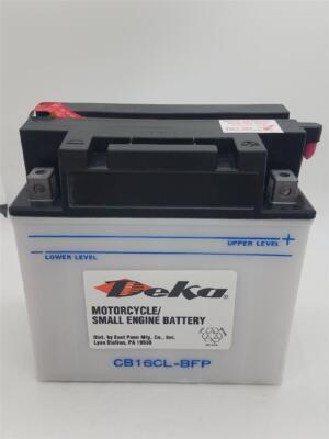 Deka Motorcycle Small Engine Battery CB16CL-BFP - 240 CCA | eBay