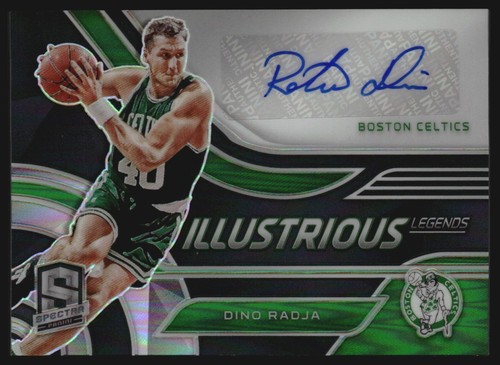 2020-21 Panini Spectra Illustrious Legends Signatures #15 Dino Radja ...