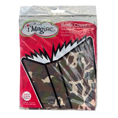 Imagine Camouflage Stretchable School Book Cover 8x10 Reusable To ...