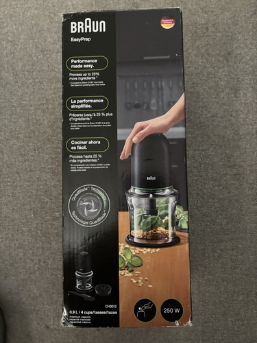 Braun Easy Prep 4-Cup Black Food Chopper with QuadBlade Technology | eBay