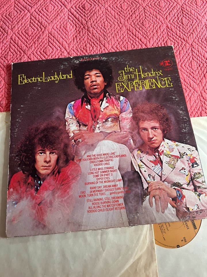 JIMI HENDRIX EXPERIENCE ELECTRIC LADYLAND ORIG 2 LP VINYL SET GATEFOLD ...