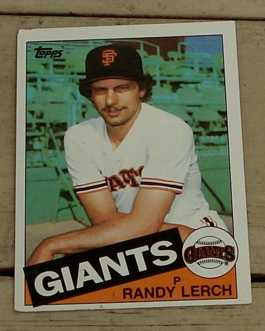 Randy Lerch, Giants, 1985 #103 Topps Baseball Card, GOOD CONDITION | eBay