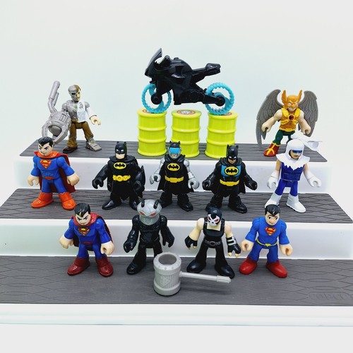 Imaginext DC Friends Villains Heroes Toy Figures 3” Fisher Price Batman ...