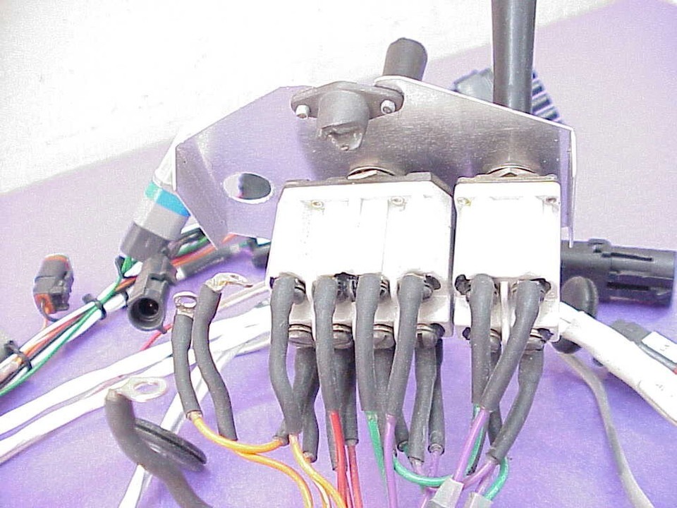 NASCAR Toggle Switch Panel with MSD Weathertight Connectors & Wiring ...