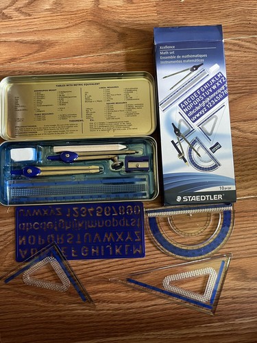 Staedtler Xcellence 10 PC Math Set | eBay