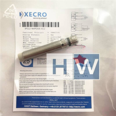 New 1PC XECRO IPS12-N4PO68-A12 Escalator Handrail Detection Sensor ...