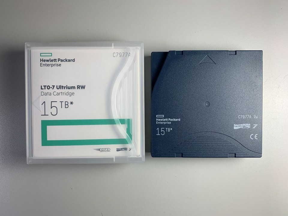 HP/ HPE LTO-7 Tape C7977A (5 PACK) Backup Cartridge 6TB/15TB - Brand ...